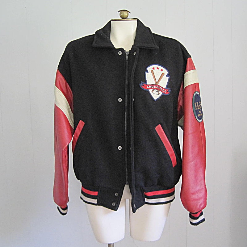 90s Baseball Jacket - Etsy