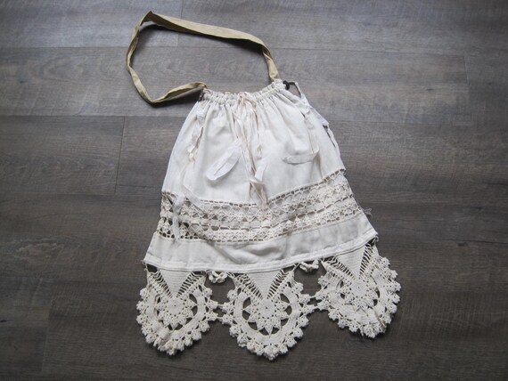Handmade Repurposed Vintage Crocheted Lace Purse / Vi… - Gem