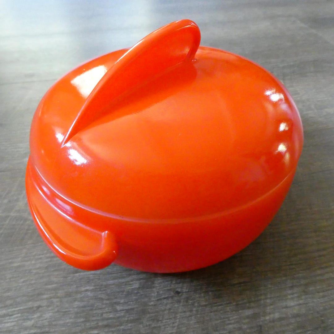 Vintage Maid of Honor Ovenware Casserole Dish Red Sharkfin MCM ...