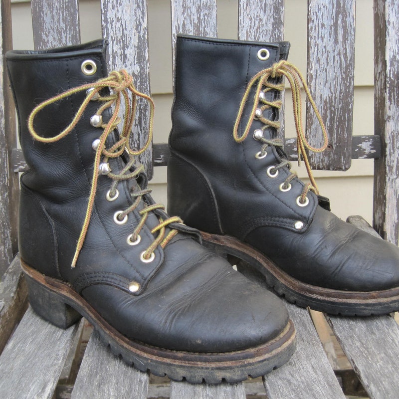 Logger Boots - Etsy