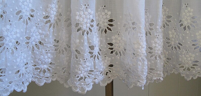 Antique White Cotton Eyelet Victorian Half Slip / Vintage - Etsy