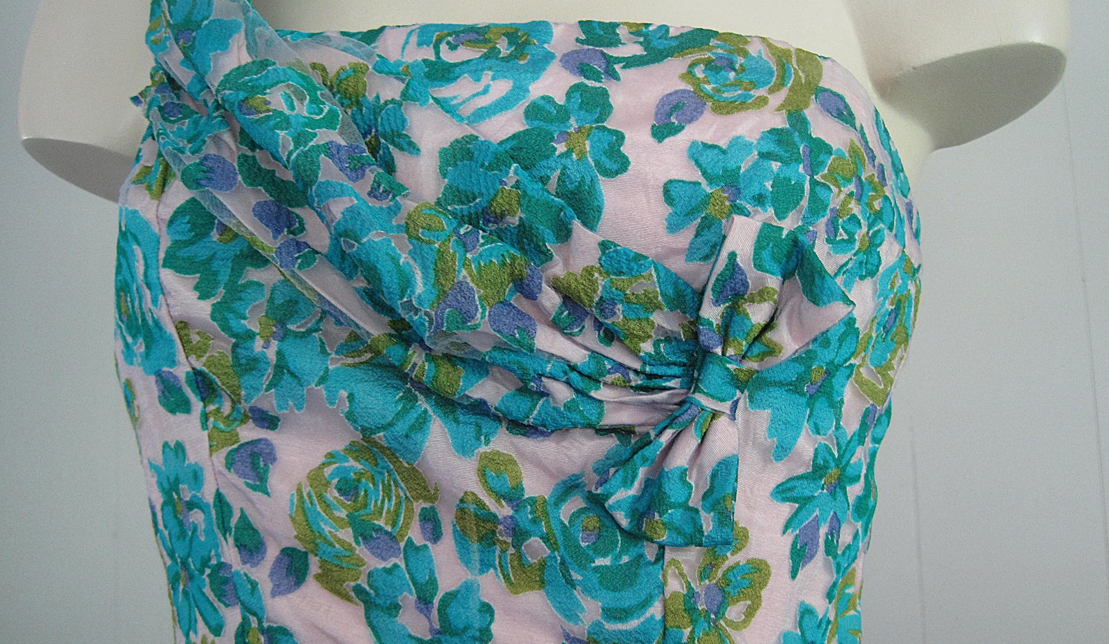 Vintage Lorrie Deb Floral Cocktail Dress / 1950s 1960s Mad Men - Etsy