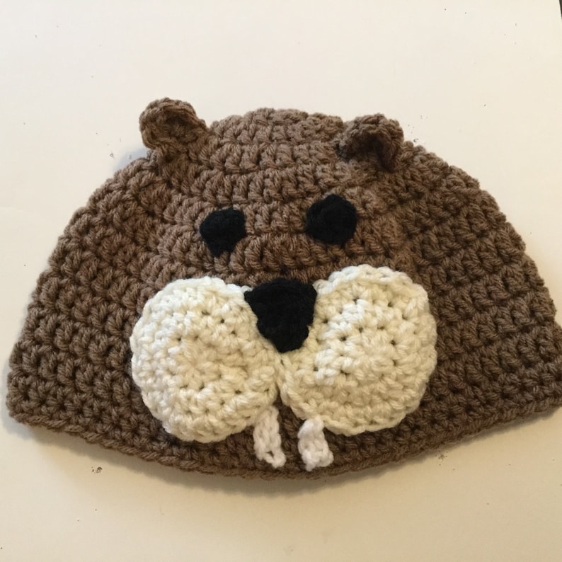 Happy Ground Hog Day Adorable Crochet Groundhog Woodchuck - Etsy