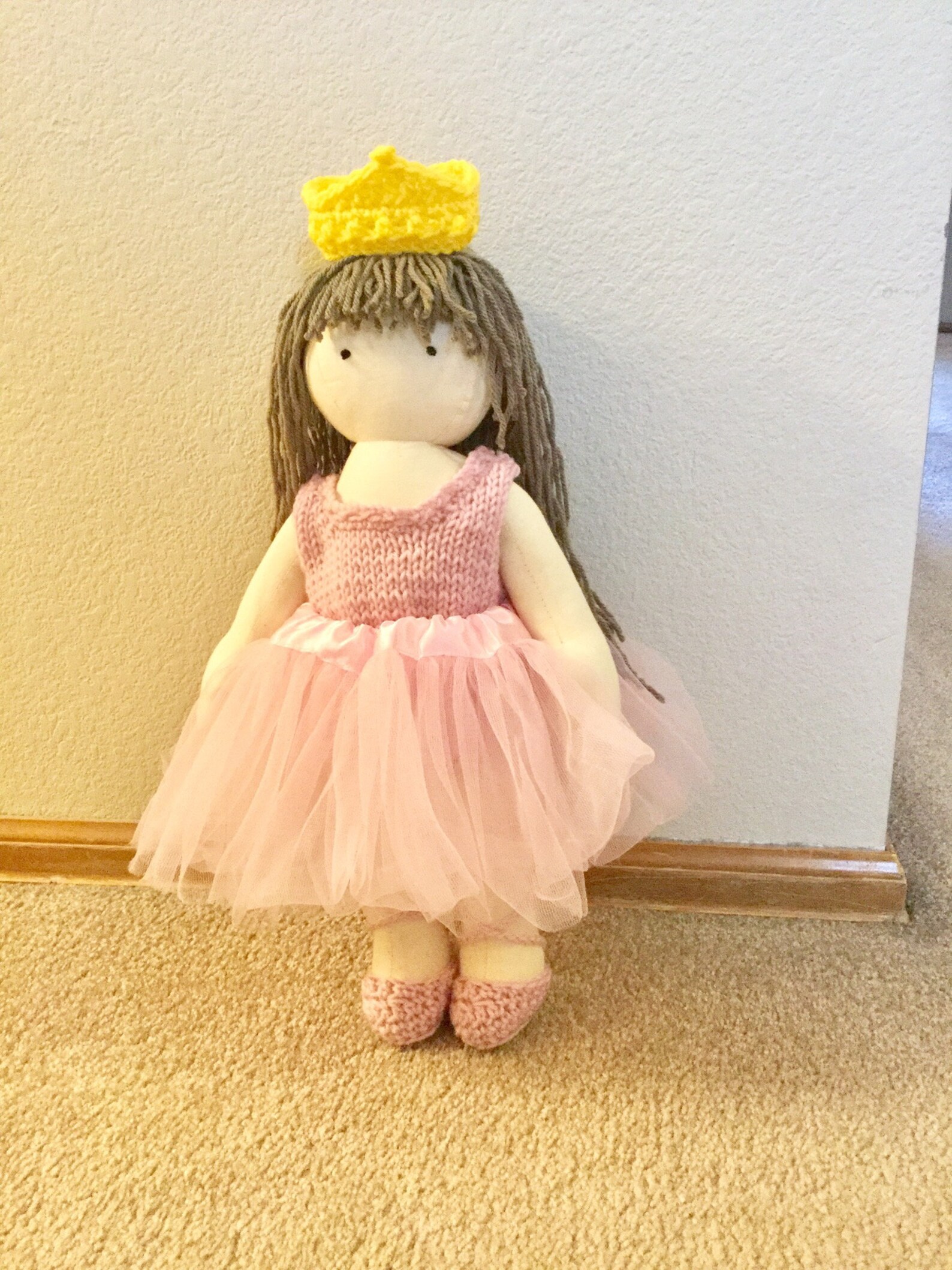 Adorable 18 Ballerina Muslin Doll with Hand-Knit | Etsy