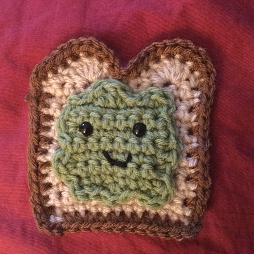 Play Food Fun Crochet - Happy Avocado Toast - Etsy