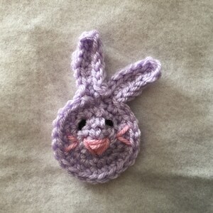 Little Crochet Easter Bunny Pin - Etsy
