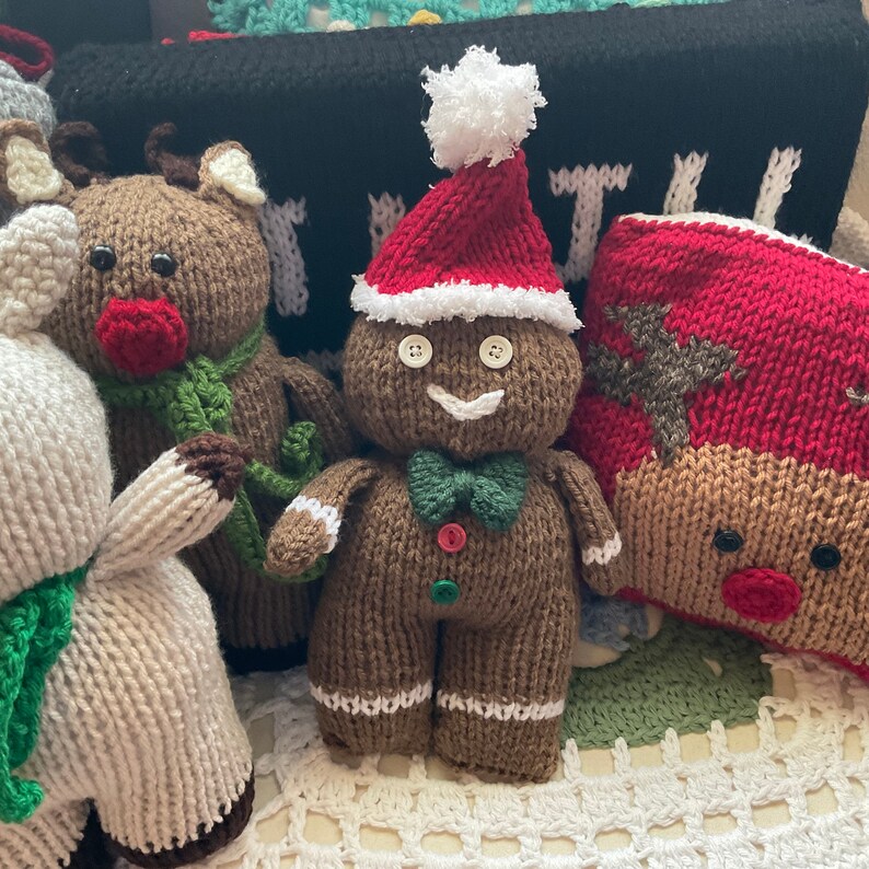 Merry Christmas Adorable Gingerbread Man Doll Holiday Decor - Etsy