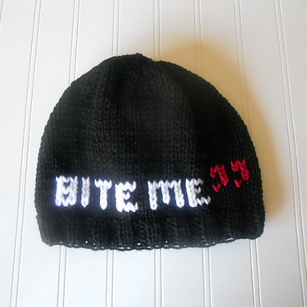 Bite Me Hat - Etsy