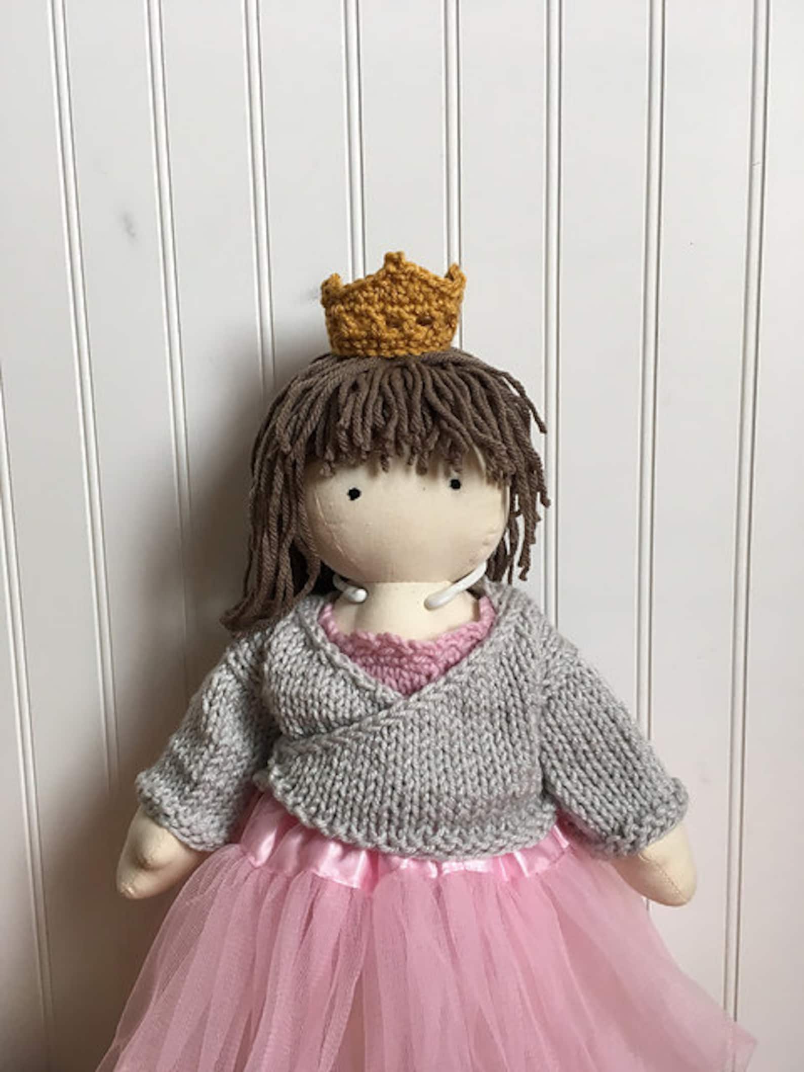 Adorable 18 Ballerina Muslin Doll with Hand-Knit | Etsy