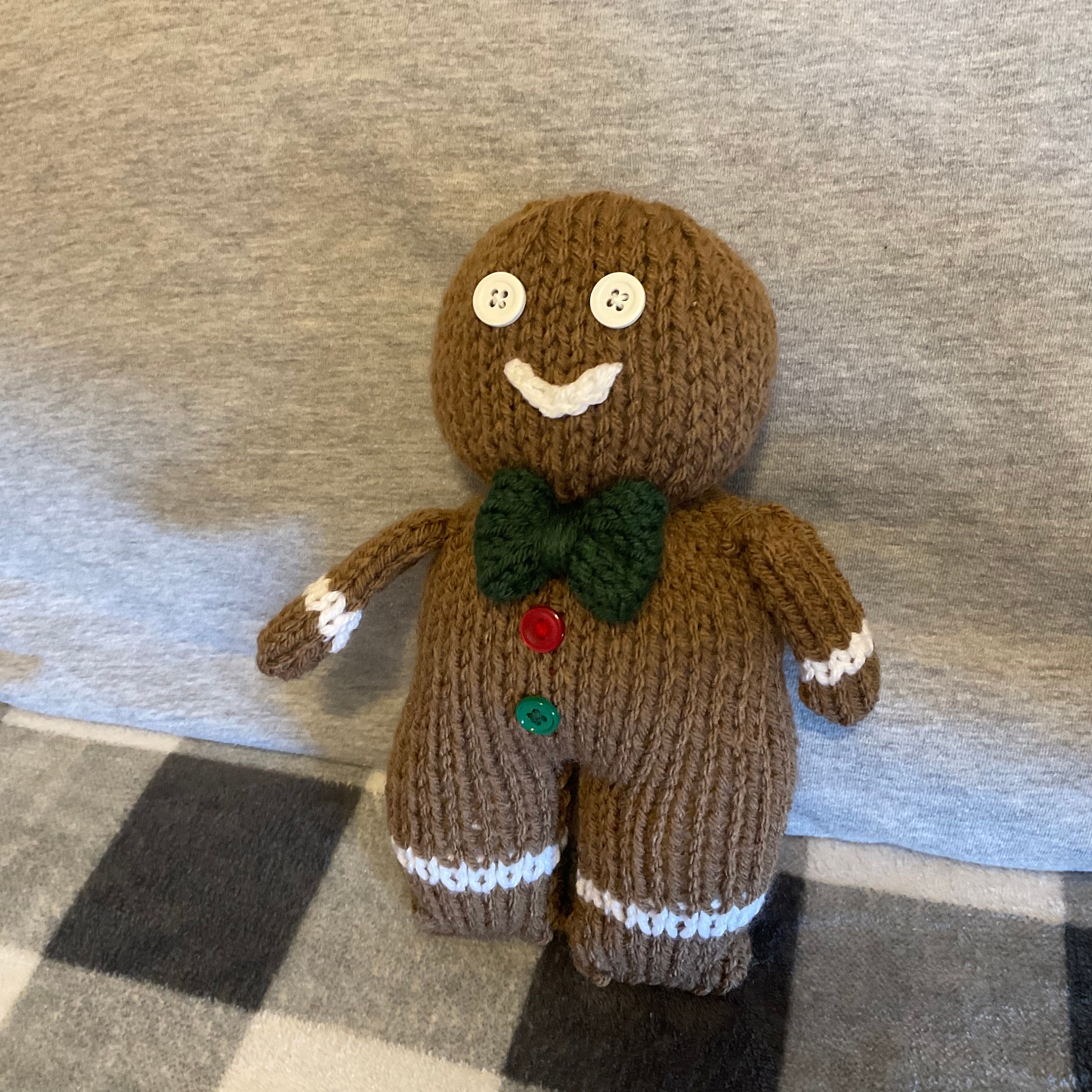 Merry Christmas Adorable Gingerbread Man Doll Holiday Decor | Etsy