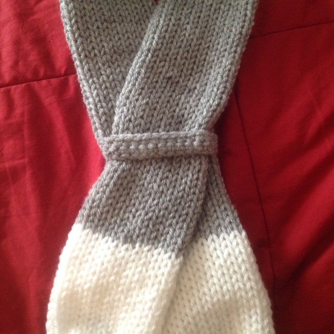 Animal Lover Grey Wolf Scarf Scarflette Wrap - Etsy