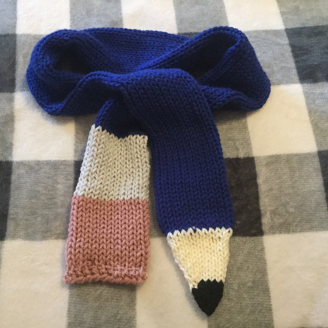 FUN Back to School - Pencil Scarf - Etsy