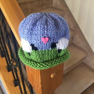 Cute Little Sheep Hat in Green and Blue - Etsy