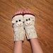 Custom Hand-knit Fingerless Gloves Monkey Mitts - Etsy