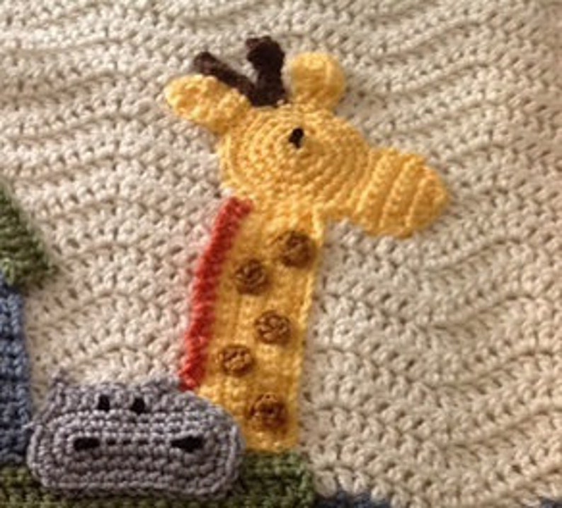 CUSTOM - Adorable Noah's Ark Ripple Baby Blanket Throw and Hat ...