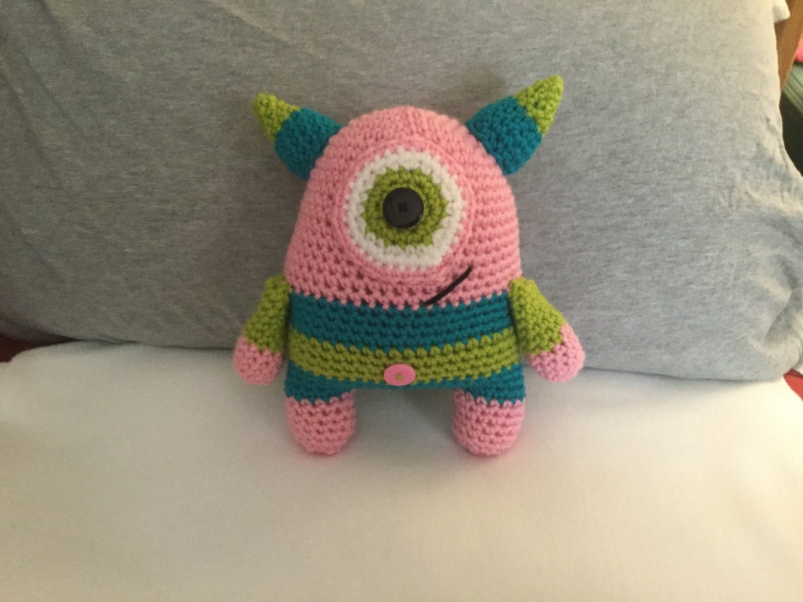 Sweet and Loveable Pink Monster Alien Friend Toy Doll With - Etsy