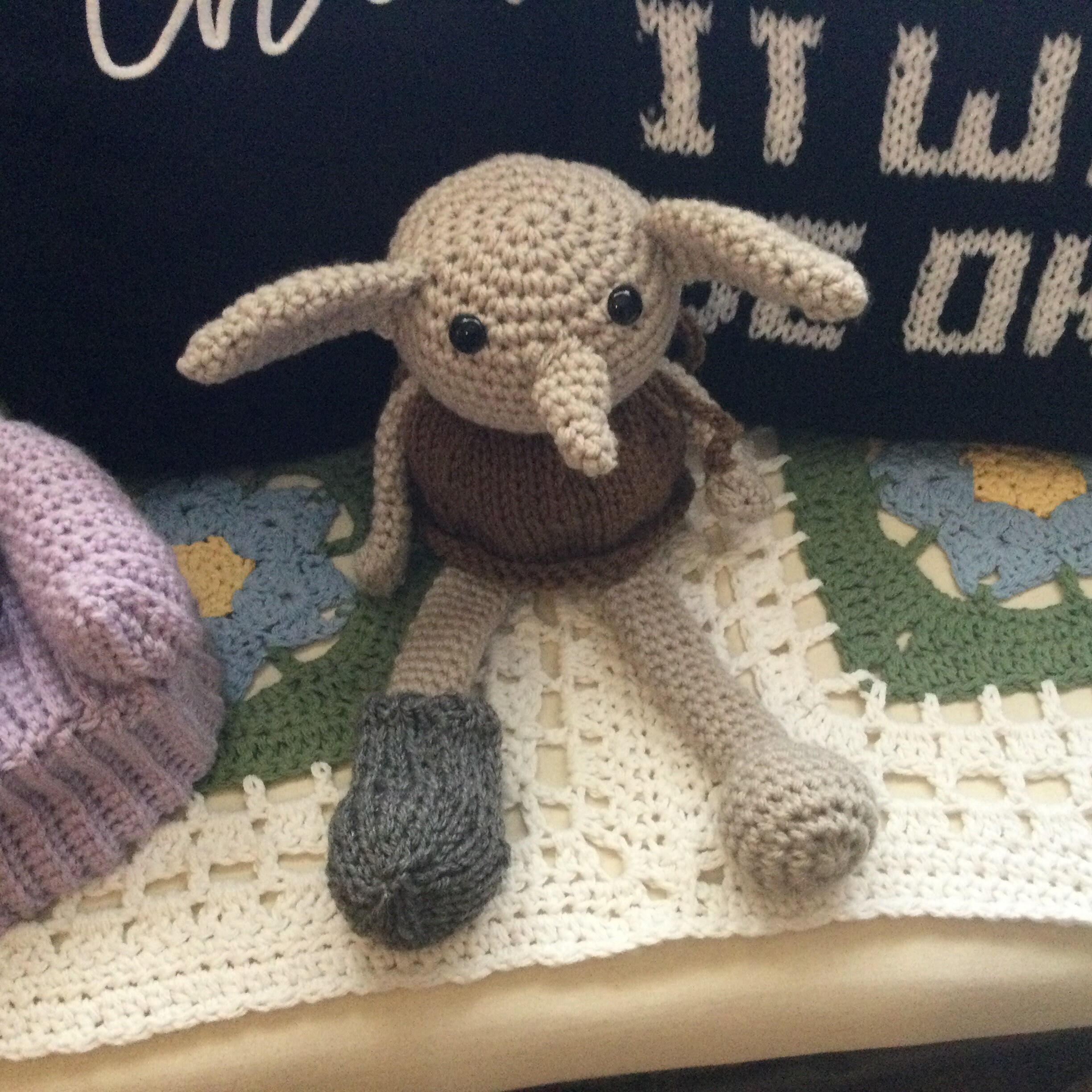 Happy House Elf Adorable Crochet Elf With Big Ears Sack | Etsy UK