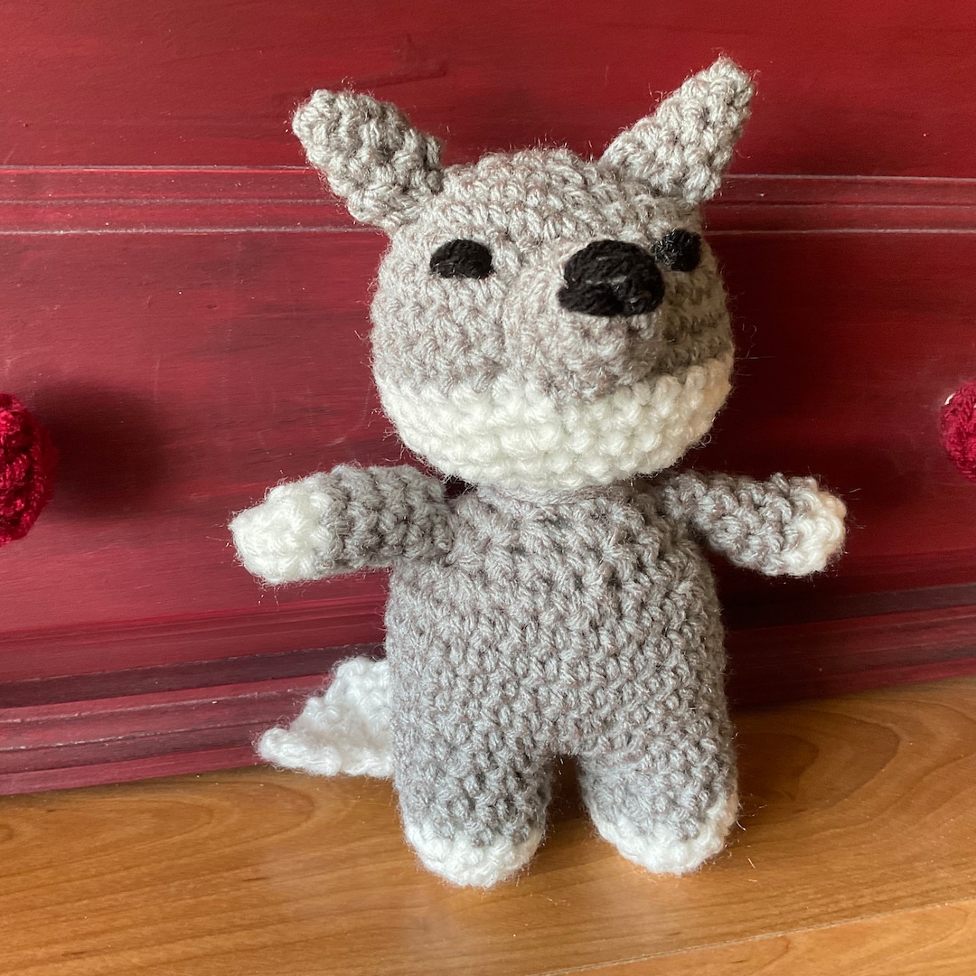 Cute Crochet Wolf - Adorable Woodland Friend - Etsy