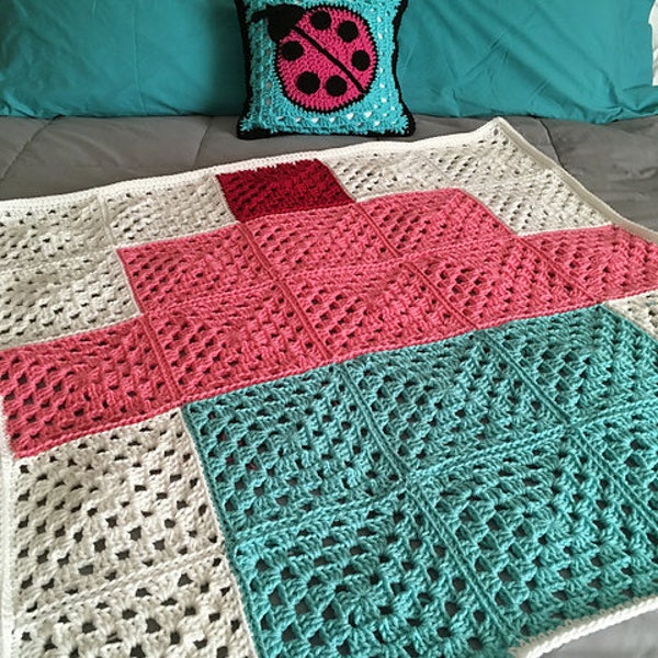 Granny Square Pixel - Etsy