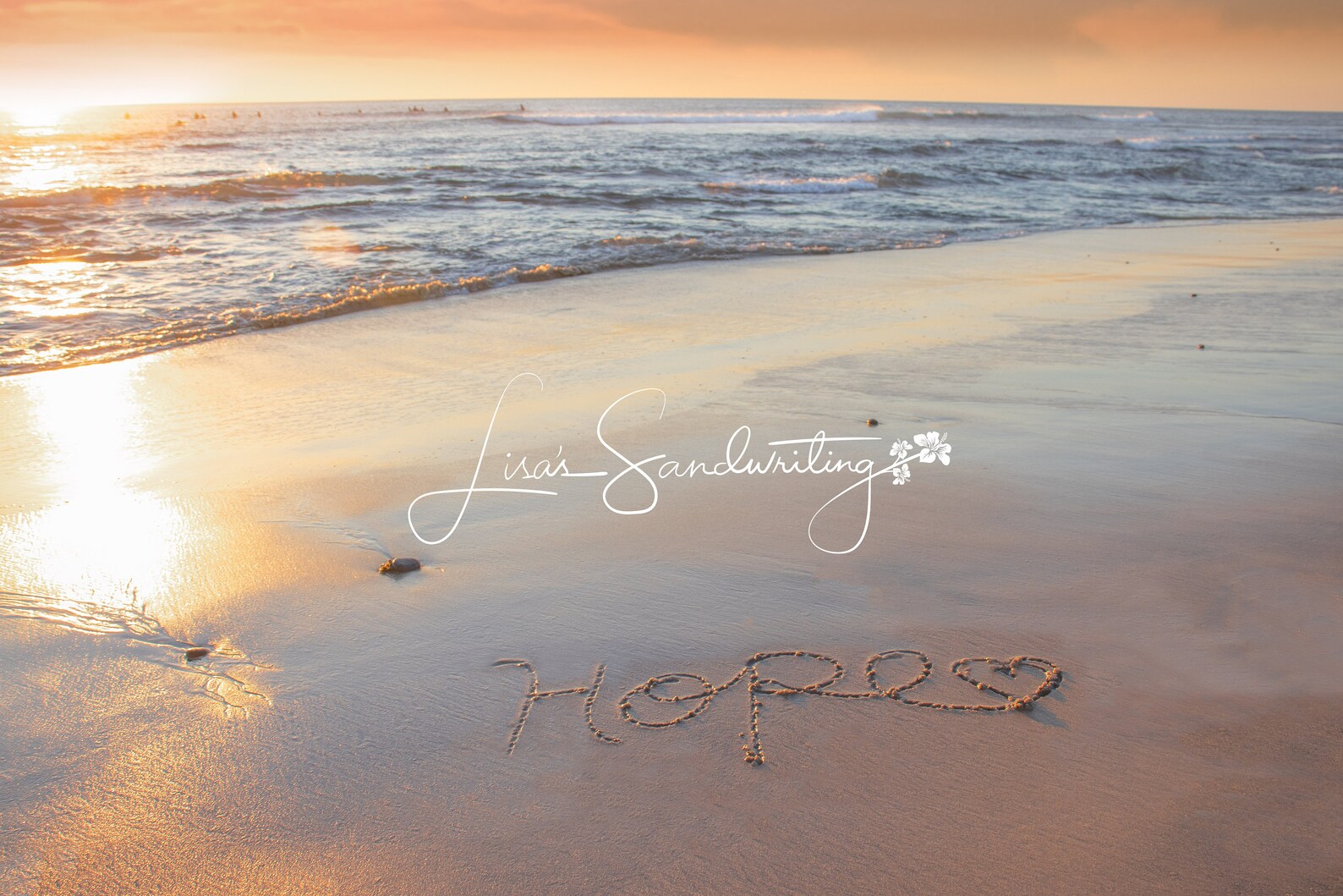 Hope Written in the Sand, Word Hope, Sand Writing Words, Heart in the ...