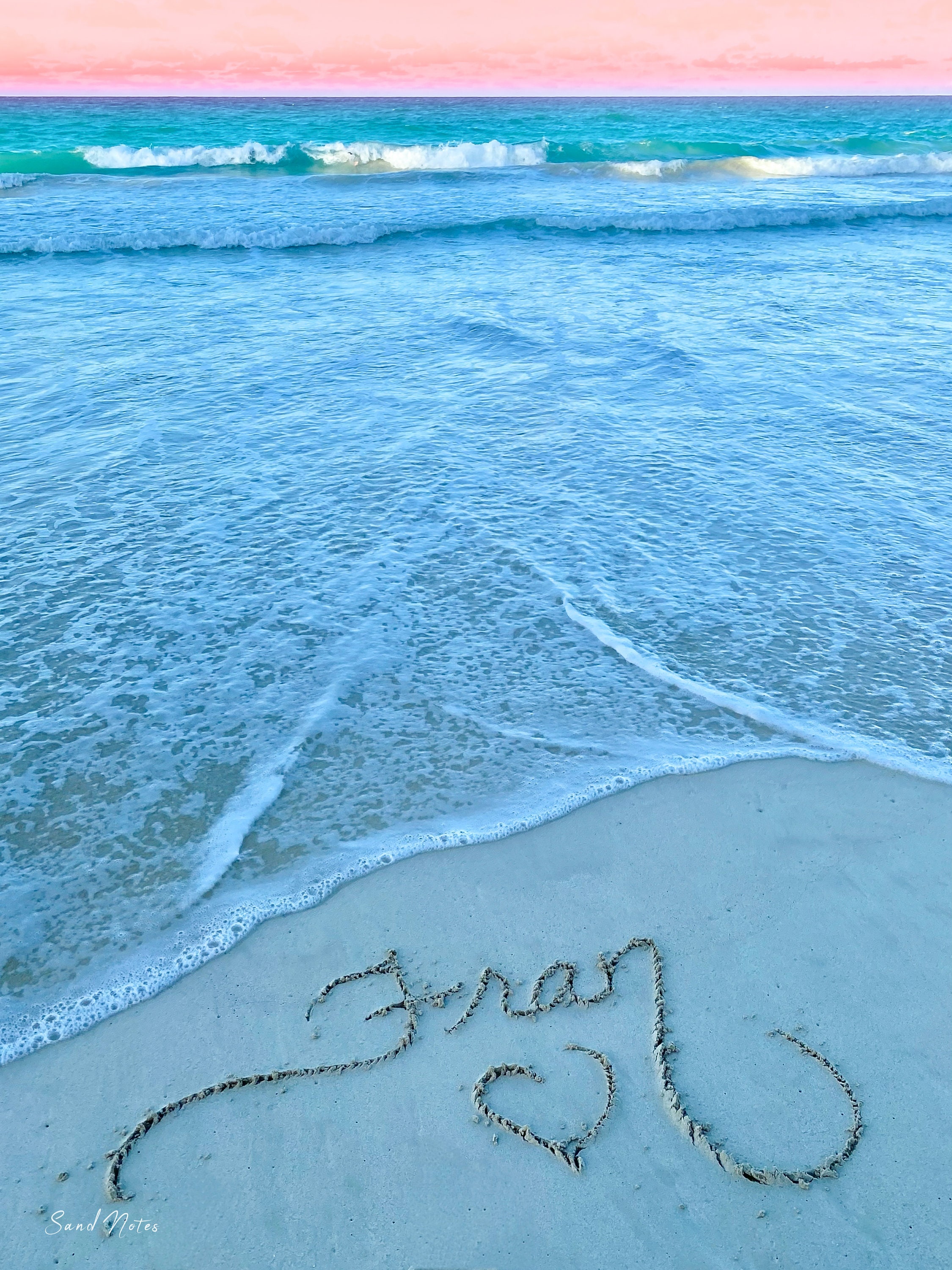 Wall Décor Home & Living Personalized Names in the Sand Digital File ...