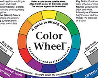 Color Harmony Wheel - Etsy