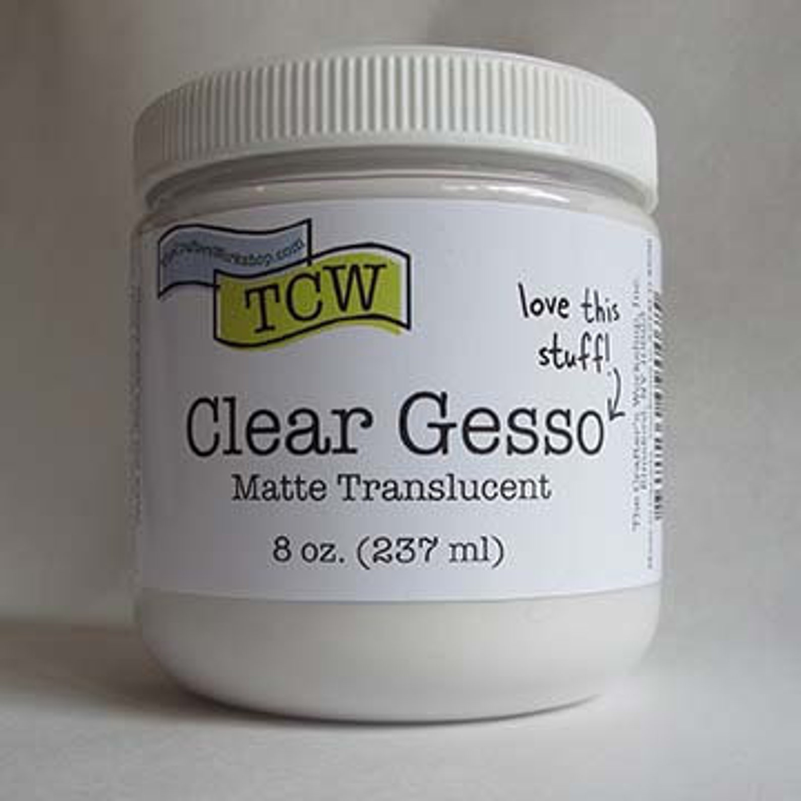 TCW Gesso Primer: White, Black, or Clear - 8 Oz Jar - Etsy