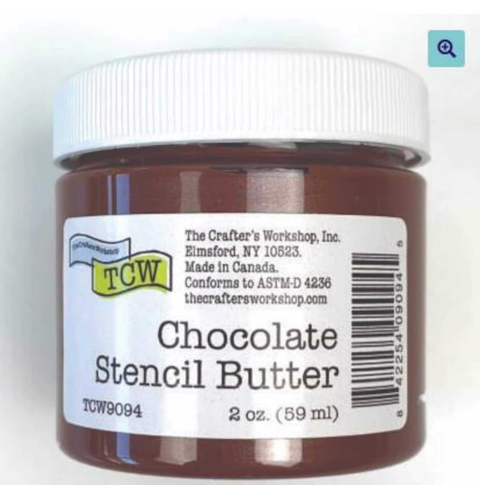 The Crafters Workshop Stencil Butter 2 Oz Jar: Painting, Mixed Media ...