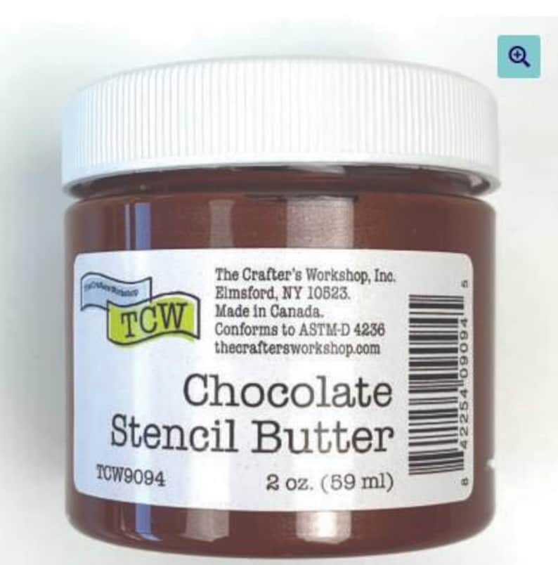 The Crafters Workshop Stencil Butter 2 Oz Jar: Painting, Mixed Media ...