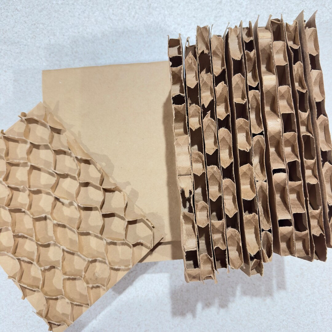 Large Cell Cardboard Lots of 2, 8 1/2" X 6" Sheets Junk Journaling ...