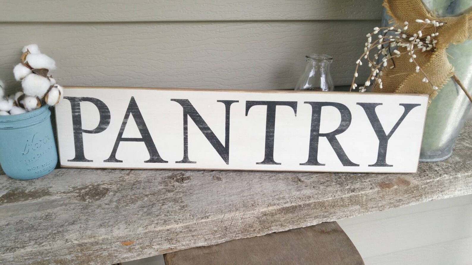 Wood Pantry Sign, Farmhouse Kitchen Sign, Rustic Kitchen Pantry Sign ...