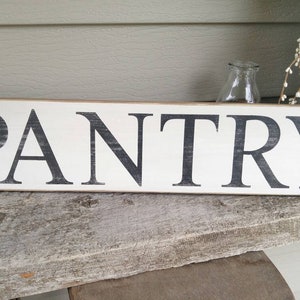 Wood Pantry Sign, Farmhouse Kitchen Sign, Rustic Kitchen Pantry Sign ...