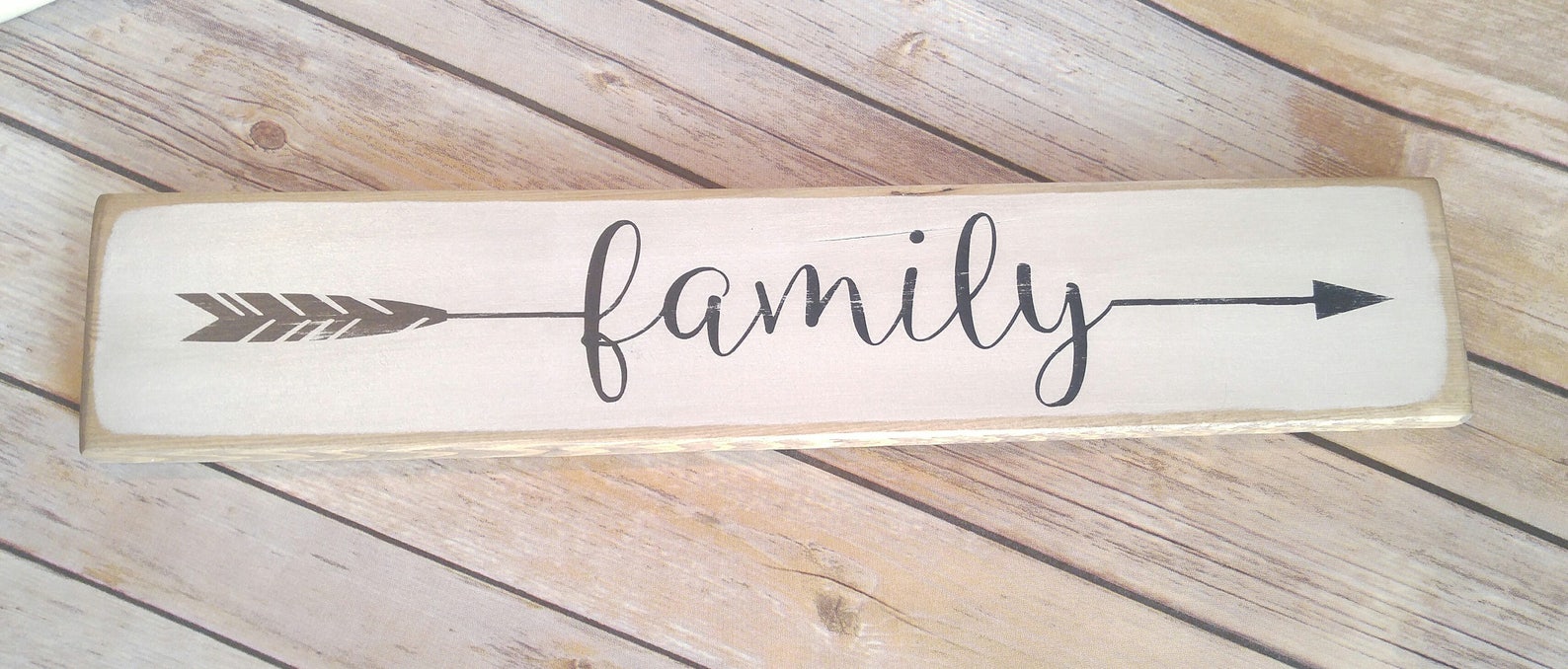 Rustic Arrow Sign Wooden Arrow Decor Family Arrow Sign - Etsy
