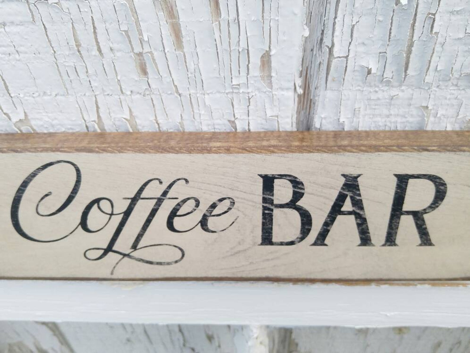 Small Coffee Bar Sign Fancy Coffee Bar Wall Decor Rustic - Etsy