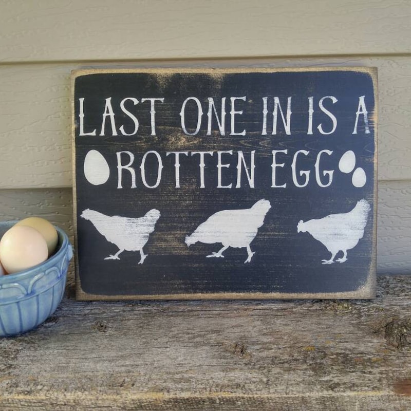 Funny Chicken Sign - Etsy