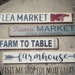 Farm to Table Wood Sign Farmhouse Wall Decor Rustic Wood - Etsy