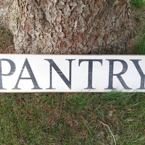 Wood Pantry Sign, Farmhouse Kitchen Sign, Rustic Kitchen Pantry Sign ...