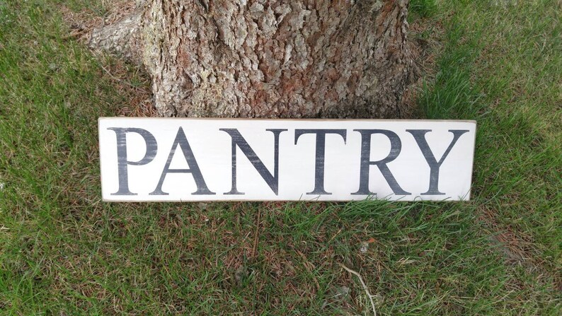 Wood Pantry Sign, Farmhouse Kitchen Sign, Rustic Kitchen Pantry Sign ...