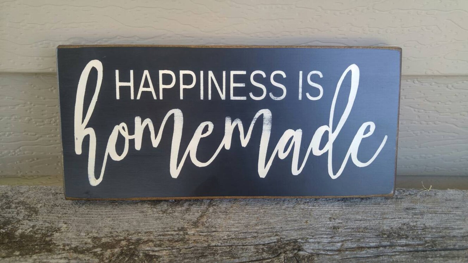 Happiness is Homemade Sign, Rustic Kitchen Wall Sign, Happy Home Sign ...