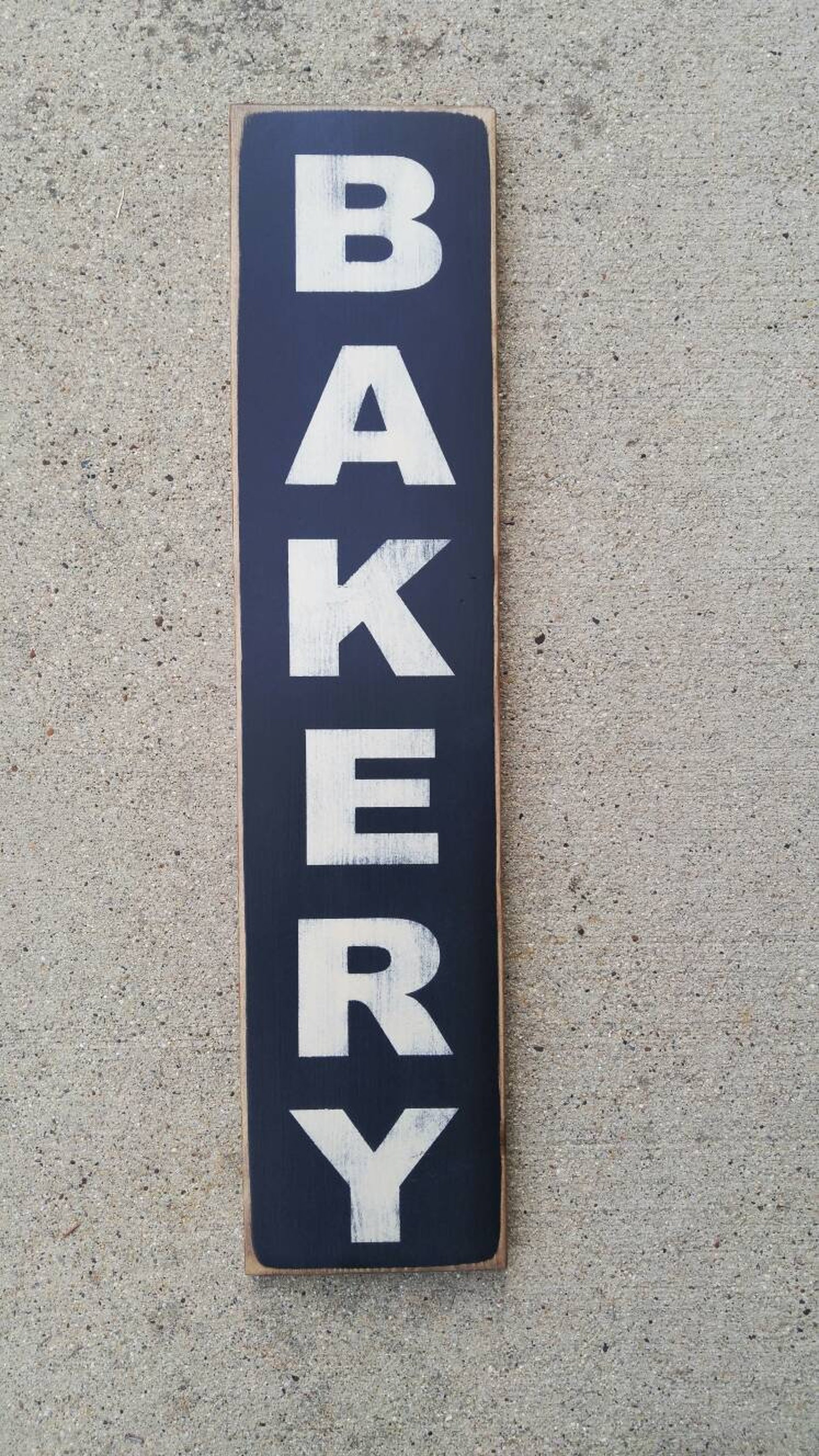 Vertical Bakery Sign Farmhouse Kitchen Signs Rustic Wood - Etsy