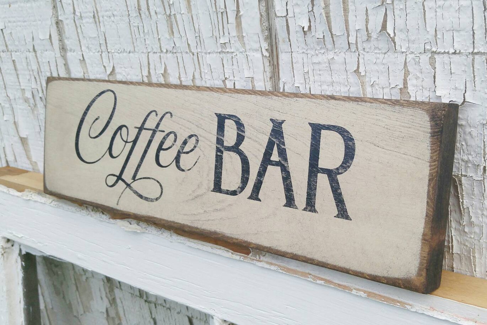 Small Coffee Bar Sign Fancy Coffee Bar Wall Decor Rustic - Etsy