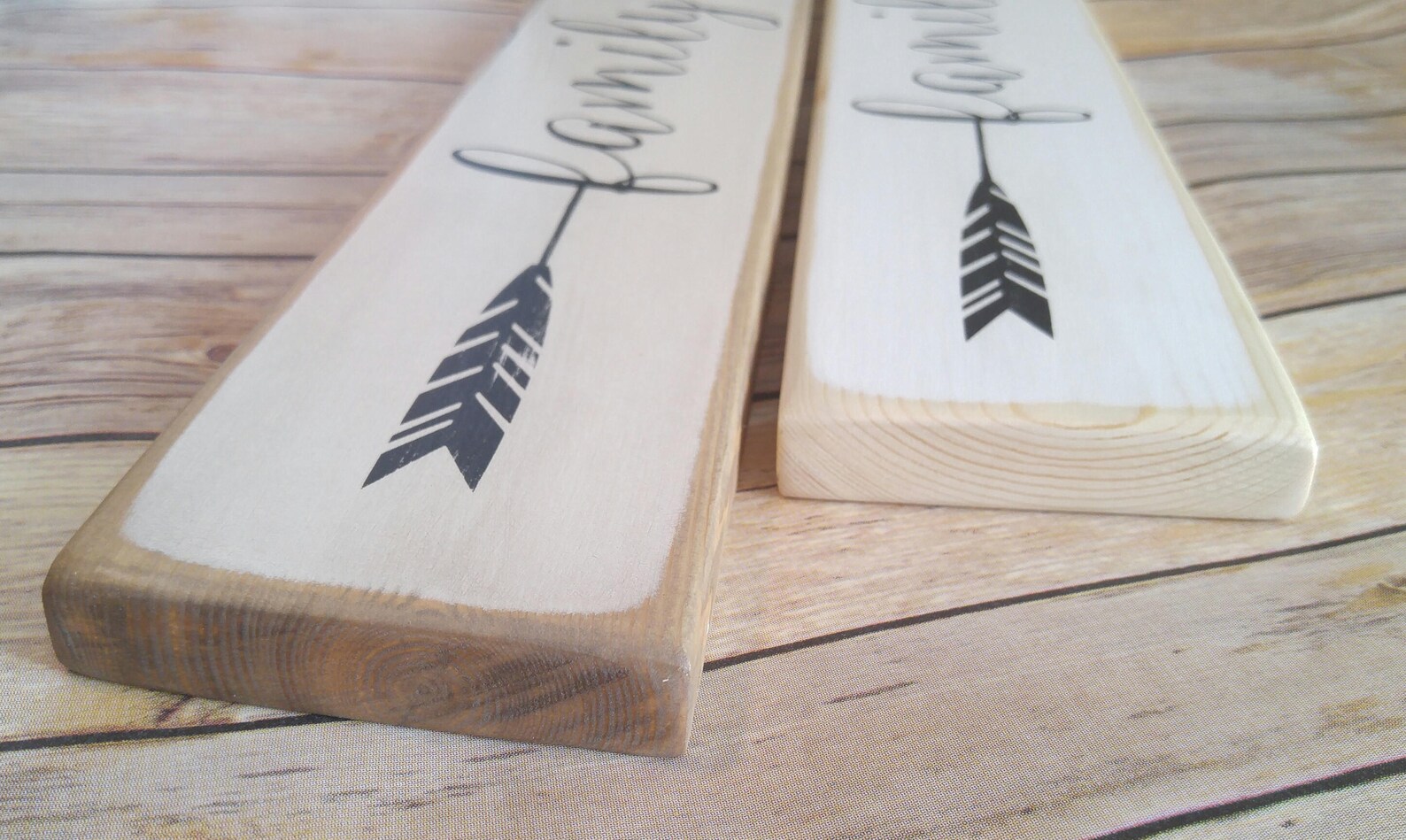 Rustic Arrow Sign Wooden Arrow Decor Family Arrow Sign | Etsy