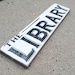 The Library Wood Sign Library Wall Decor Book Lover Gifts - Etsy