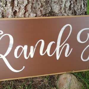 Ranch House Wood Sign, Rustic Western Home Wall Decor, Rancher Gifts ...