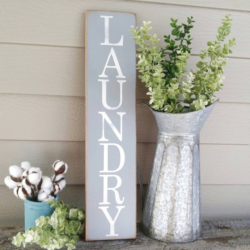 Wood Laundry Sign - Etsy