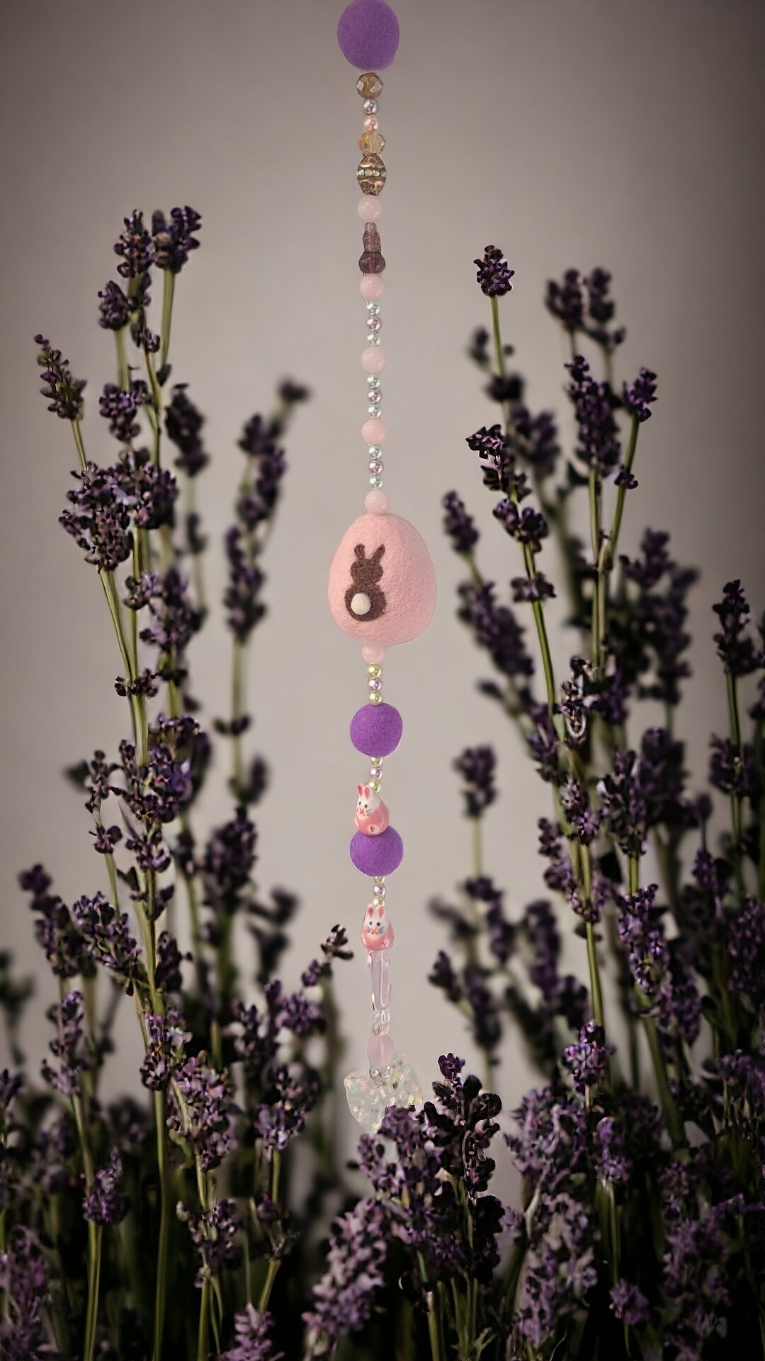 Spring/easter Croquette Bow,felt Egg Wall Hanging - Etsy