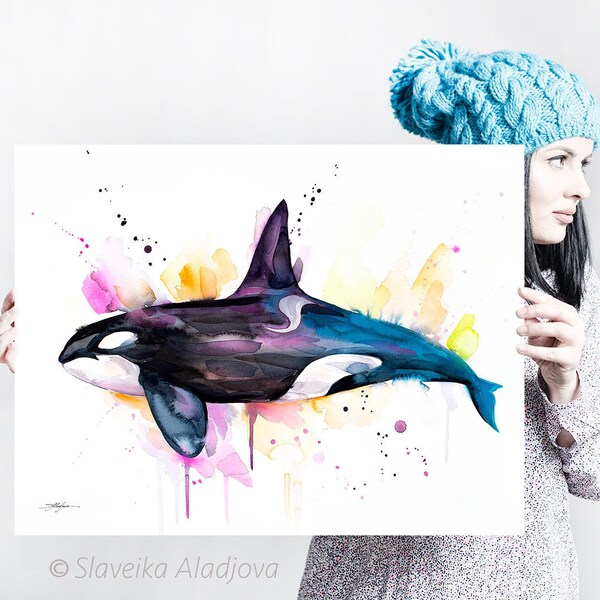 Killer Whale Art - Etsy