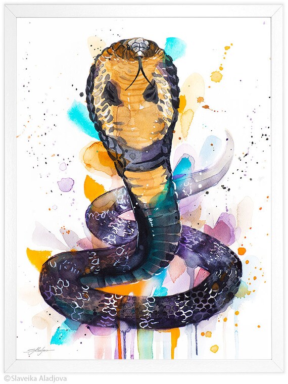 Cobra Snake Painting