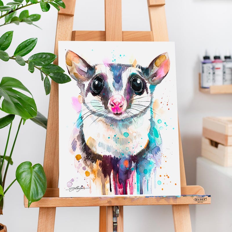 Sugar Glider Art - Etsy
