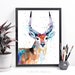 Red Lechwe Watercolor Painting Print by Slaveika Aladjova - Etsy
